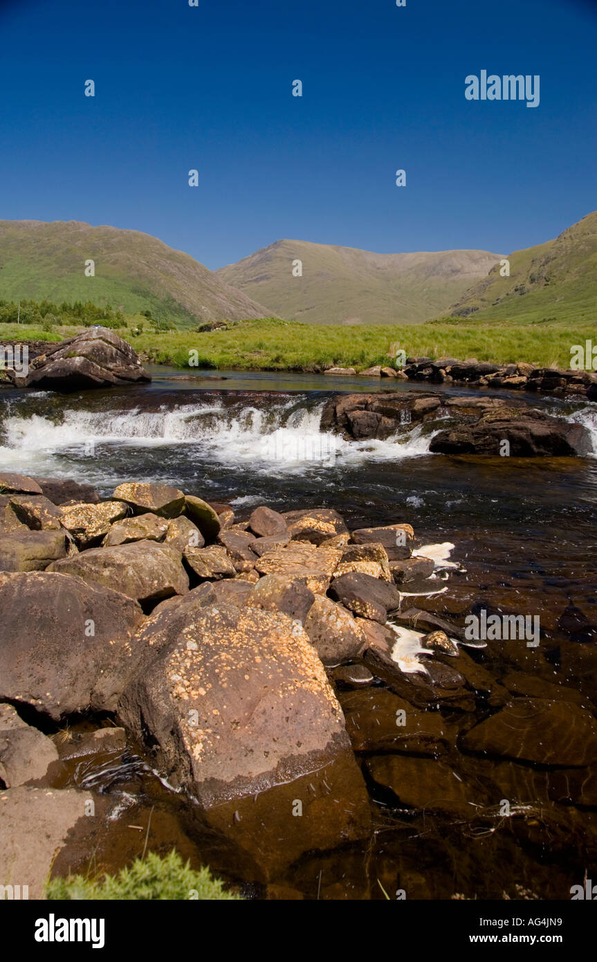 Bundorragha River Delphi Co Mayo Stock Photo - Alamy