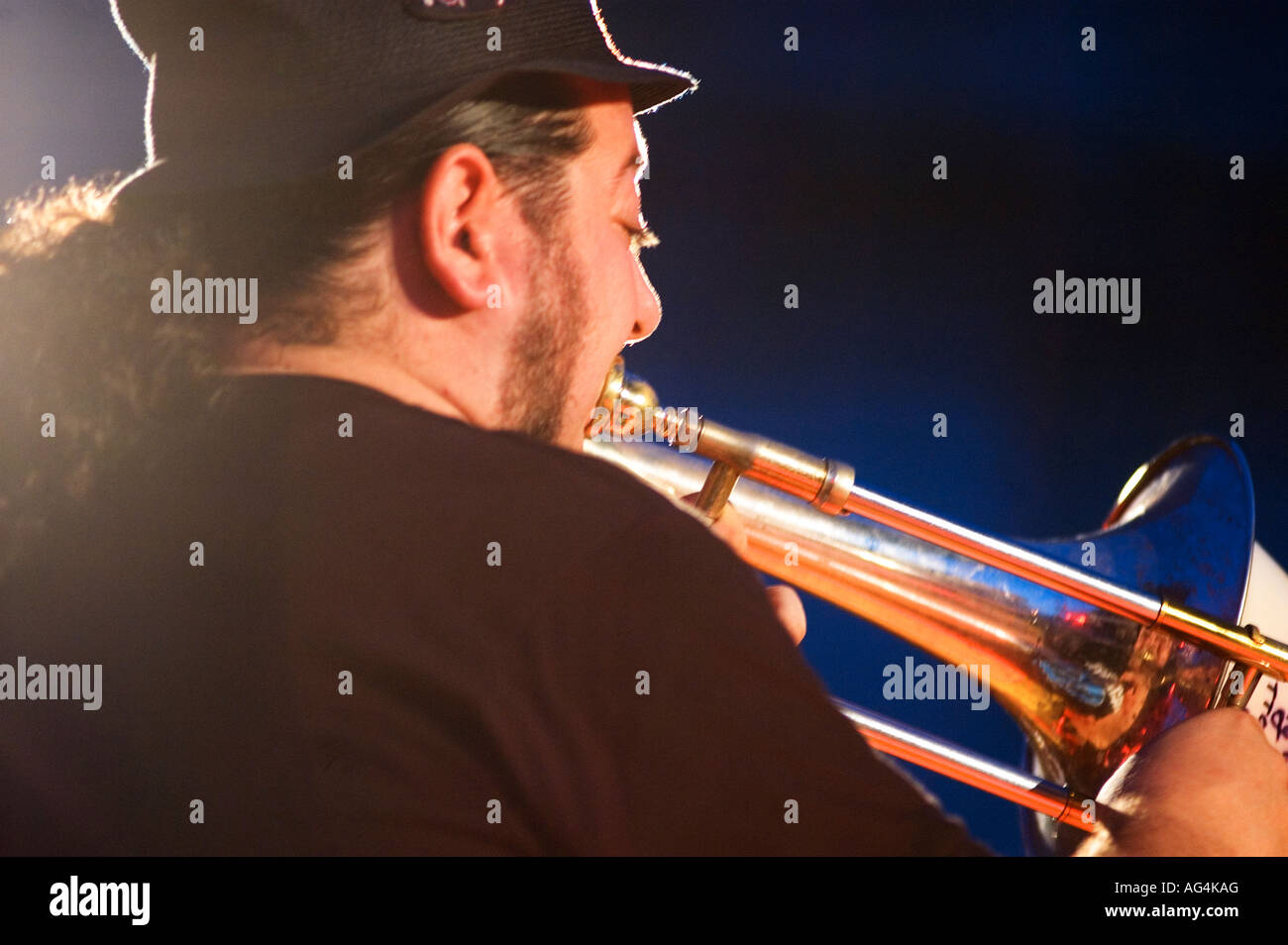 A Jazz quintet in concert Stock Photo - Alamy