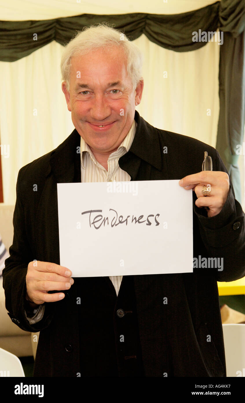 British actor writer and theatre director Simon Callow with his ... British actor writer and theatre director Simon Callow with his ...