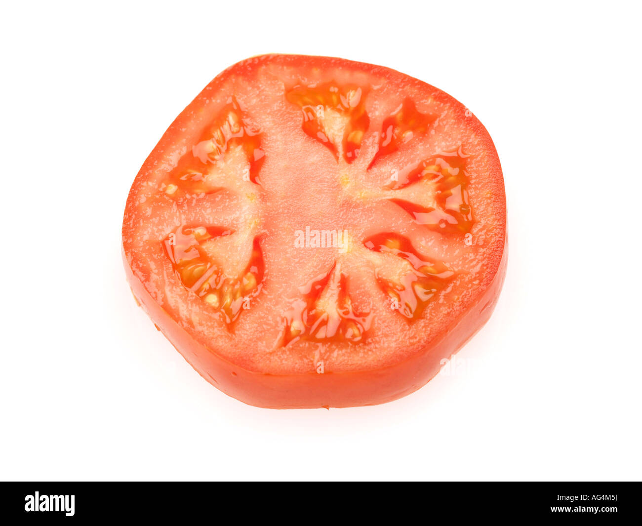 Sliced tomato slice fruit Cut Out Stock Images & Pictures - Alamy