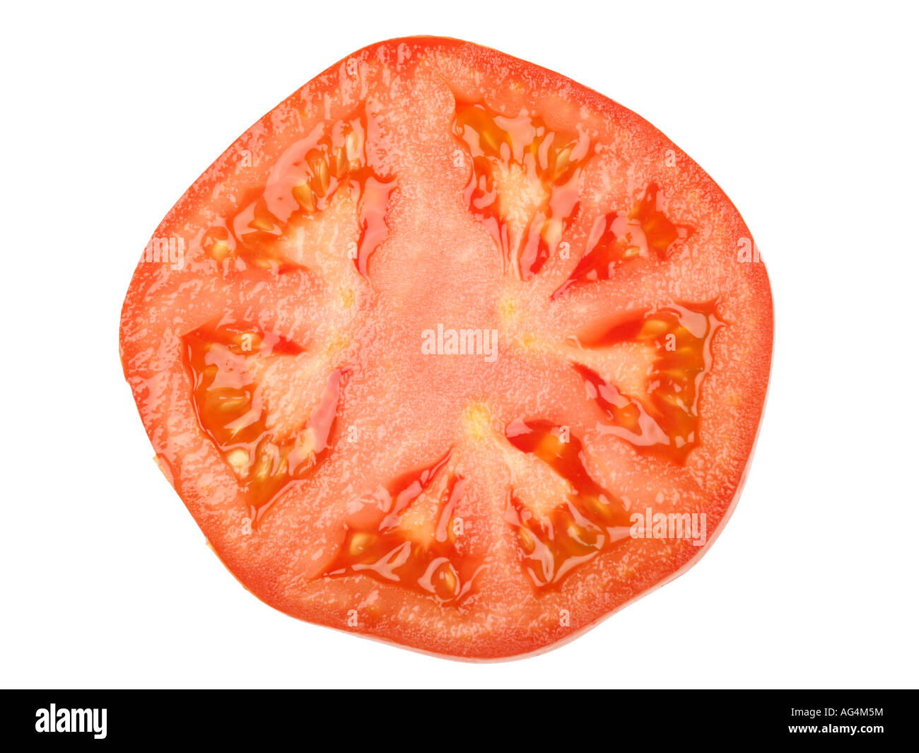 Sliced tomato slice fruit Cut Out Stock Images & Pictures - Alamy