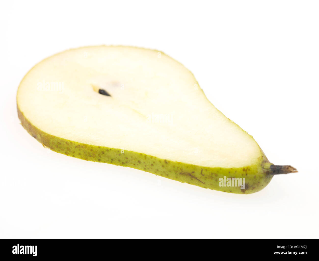 Slice of pear Cut Out Stock Images & Pictures - Alamy
