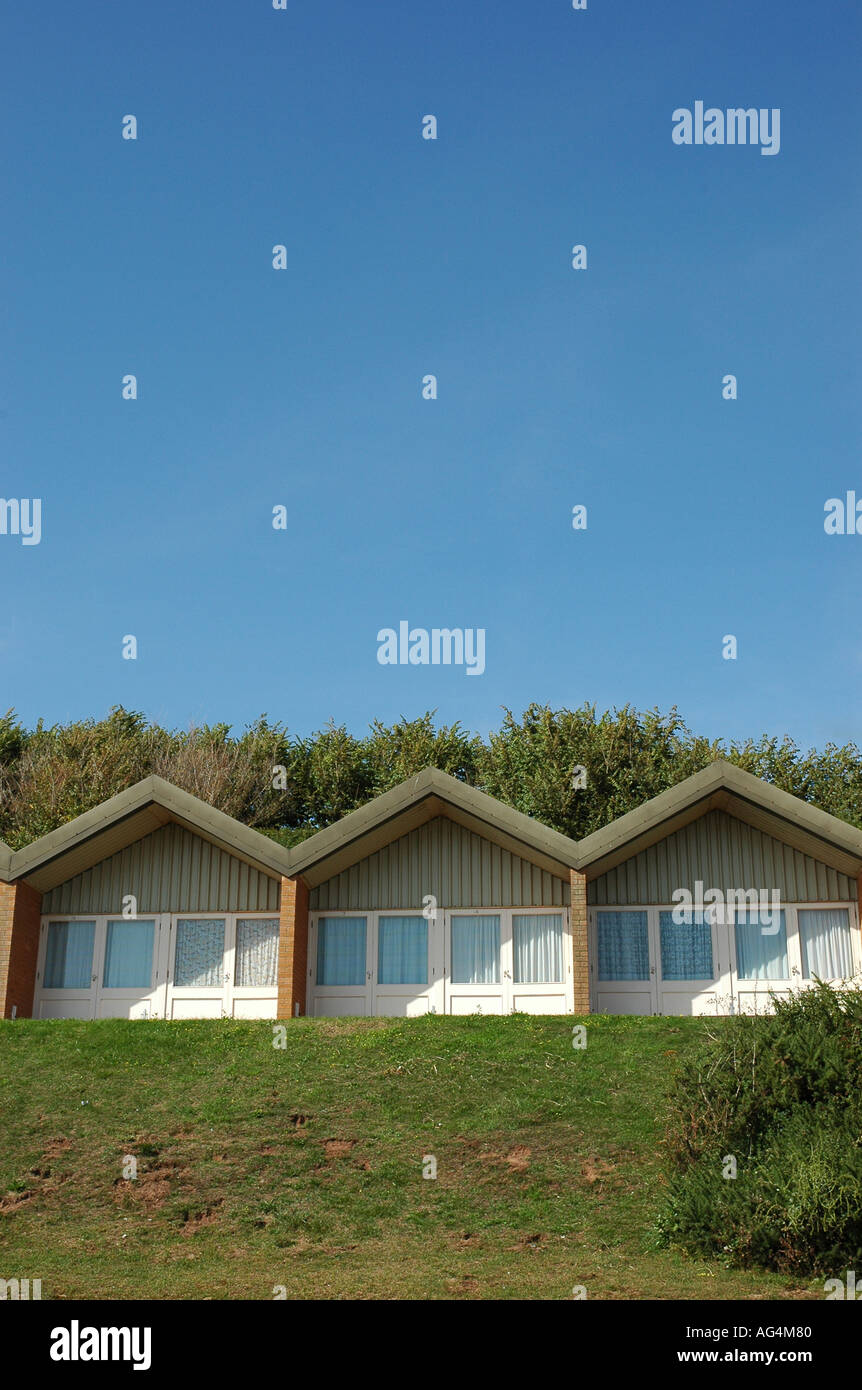 Exmouth beach huts hi-res stock photography and images - Alamy