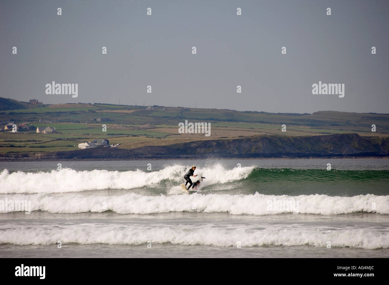 Lahinch beach Co Clare Stock Photo - Alamy