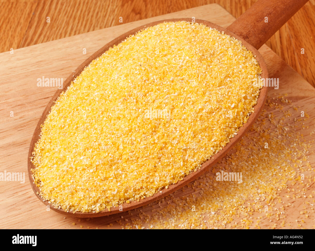YELLOW MAIZE POLLENTA FLOUR Stock Photo - Alamy