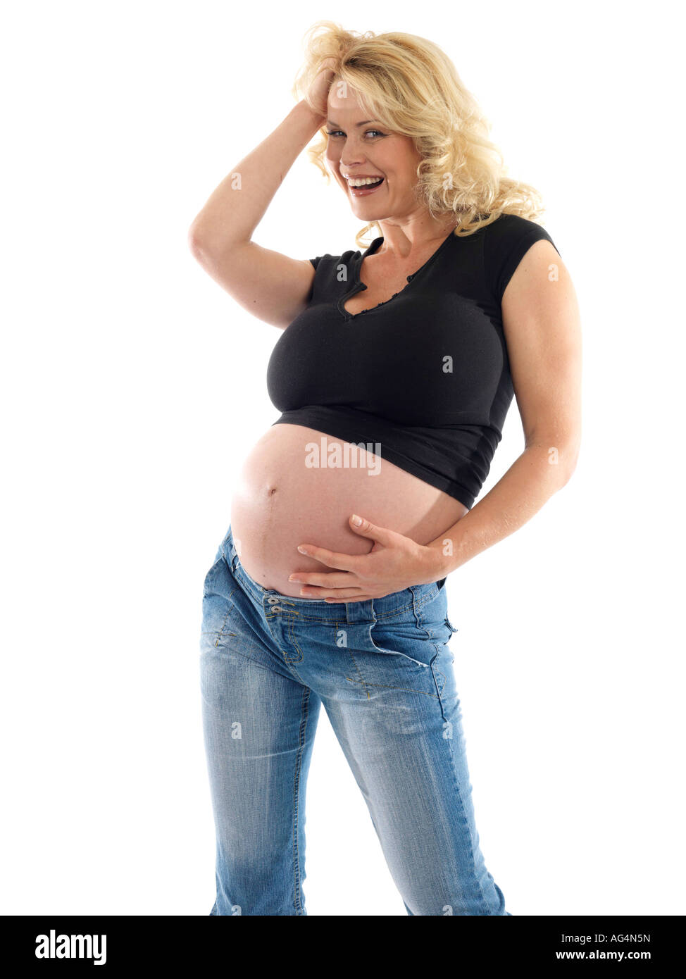 Pregnant Woman Model Released Stock Photo - Alamy