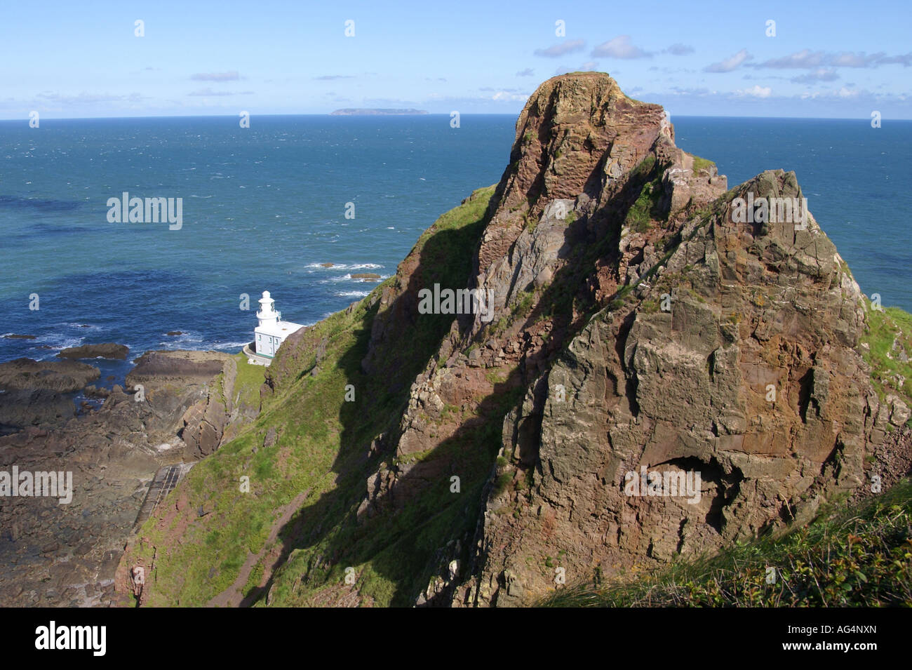 Hartland Point Lighthouse Stock Photo - Alamy
