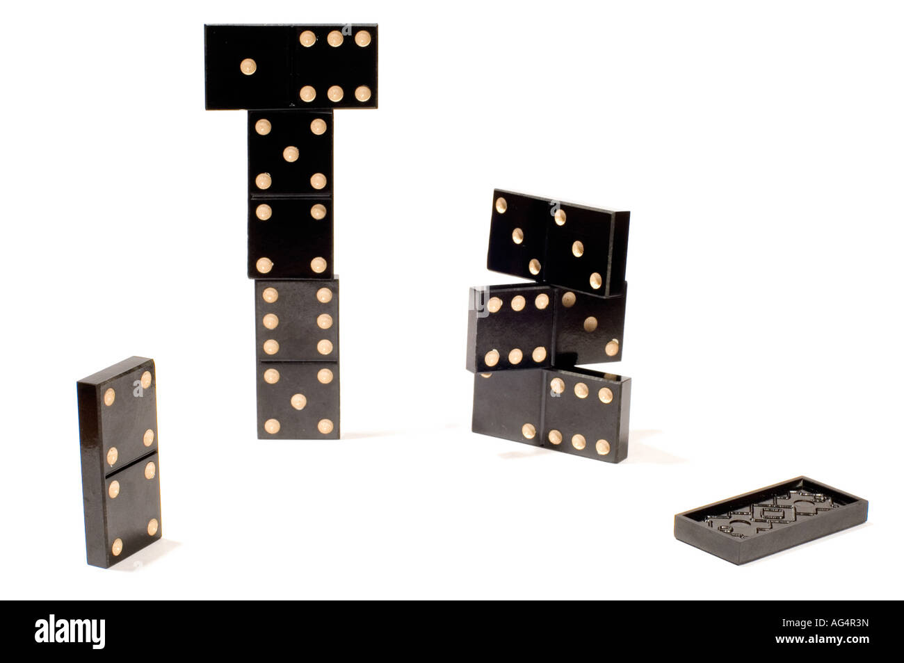Domino series Cut Out Stock Images & Pictures - Alamy