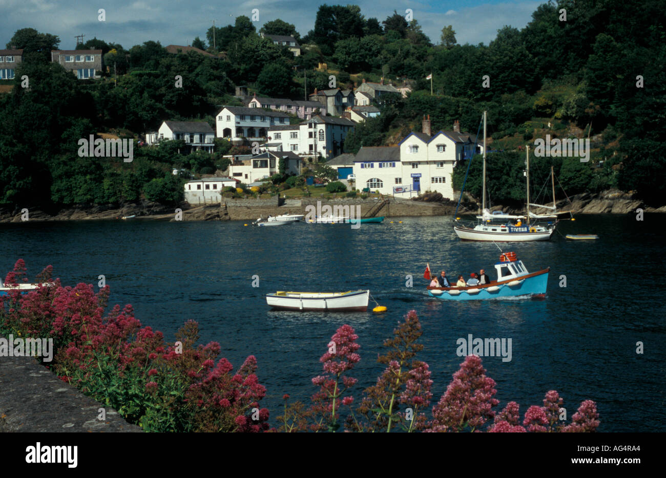 Bodinnick Cornwall England Stock Photo - Alamy