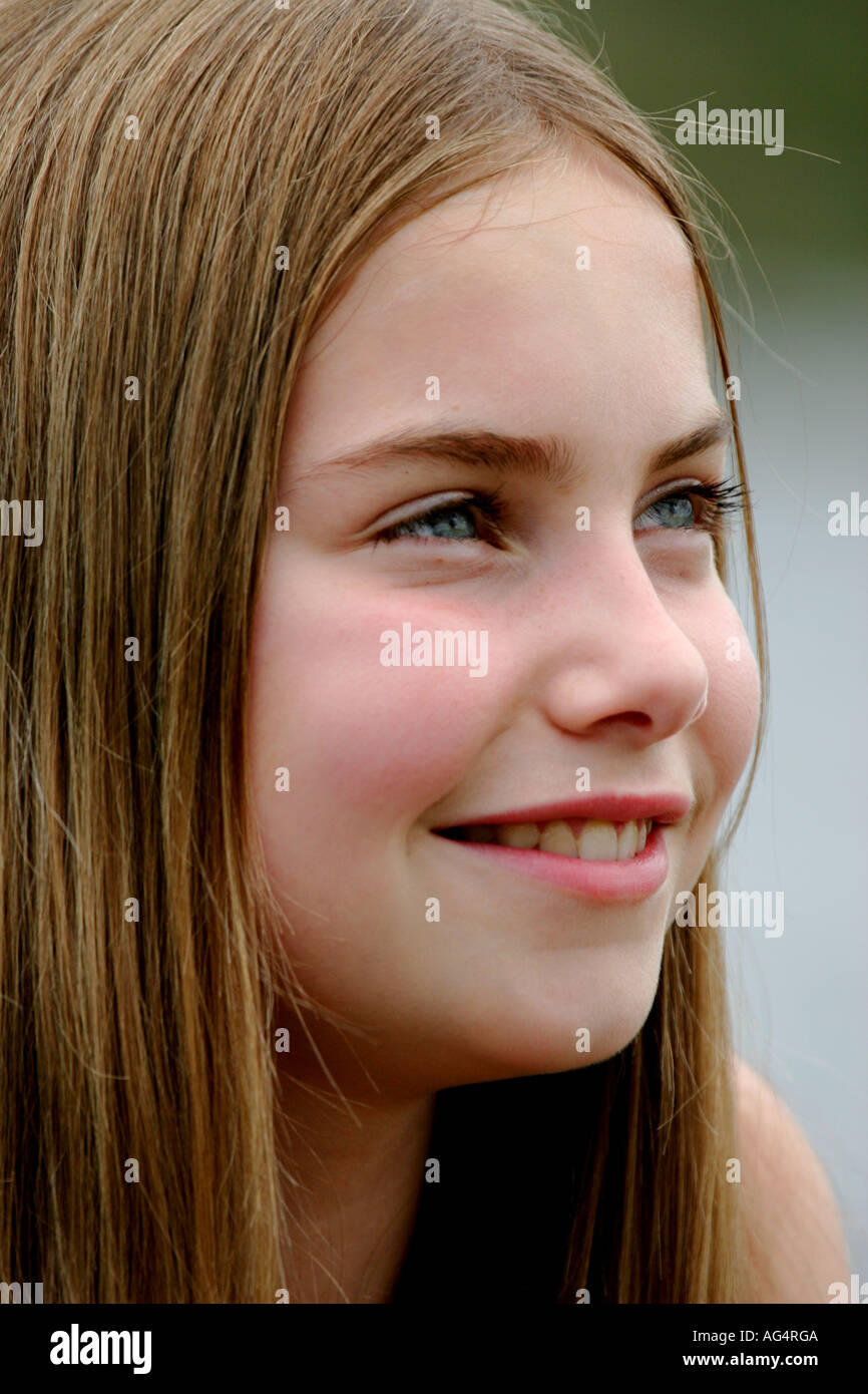 Ten year old girl Stock Photo - Alamy