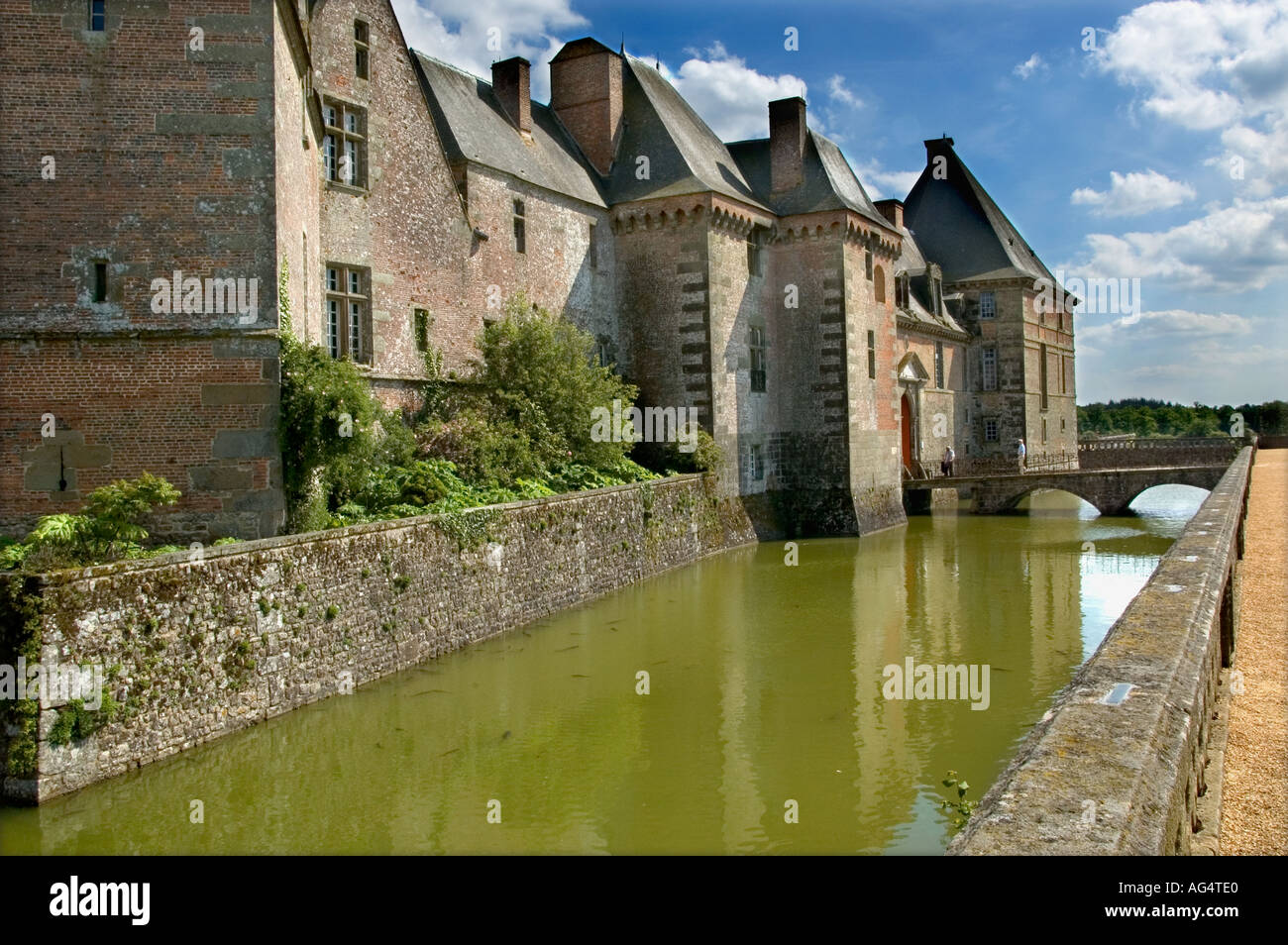 Chateau de Carrouges Normandy France Stock Photo - Alamy