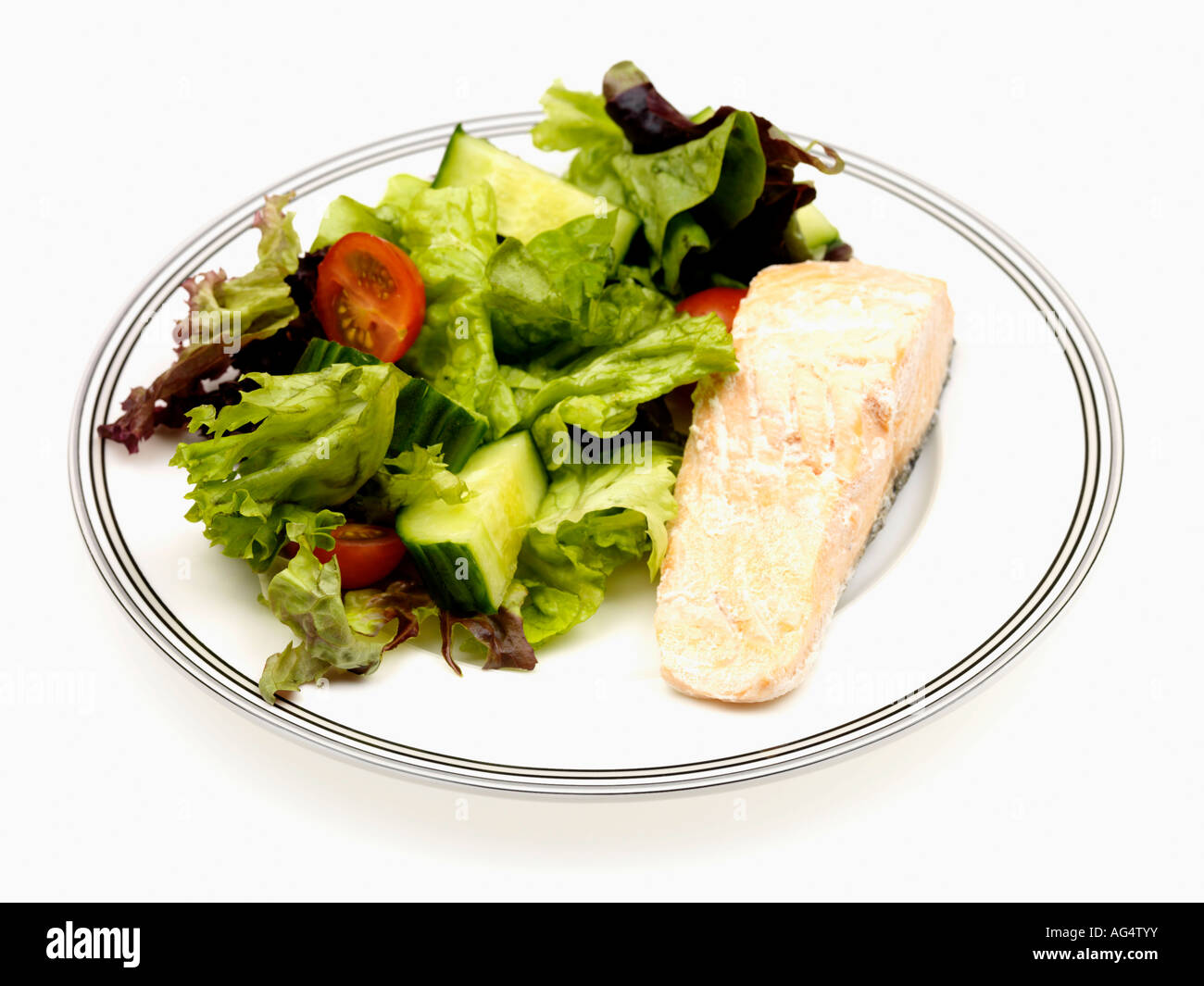 Cold Salmon Fillet Stock Photo - Alamy