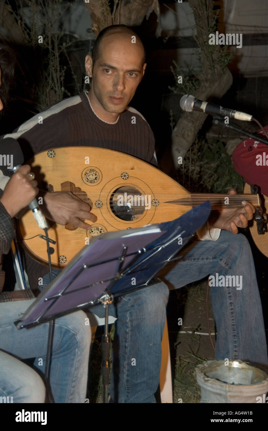 Playing an Ud Lute Stock Photo - Alamy