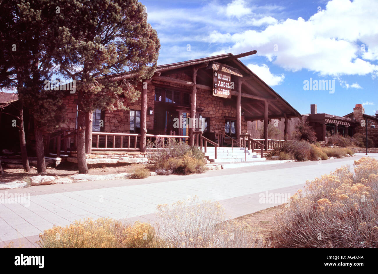 Bright Angel Lodge Stock Photo - Alamy