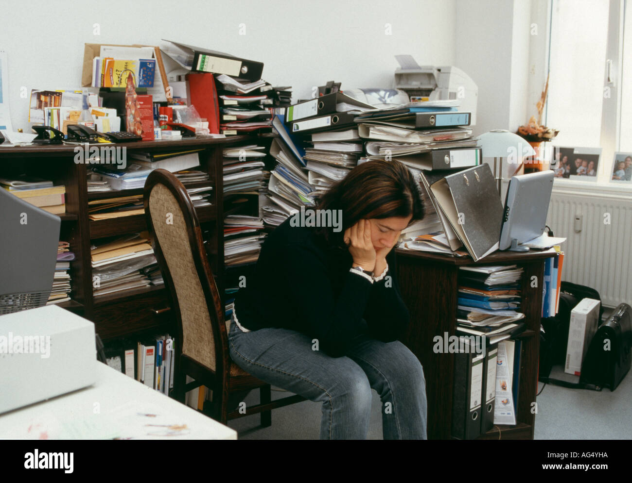 Too much work Stock Photo - Alamy