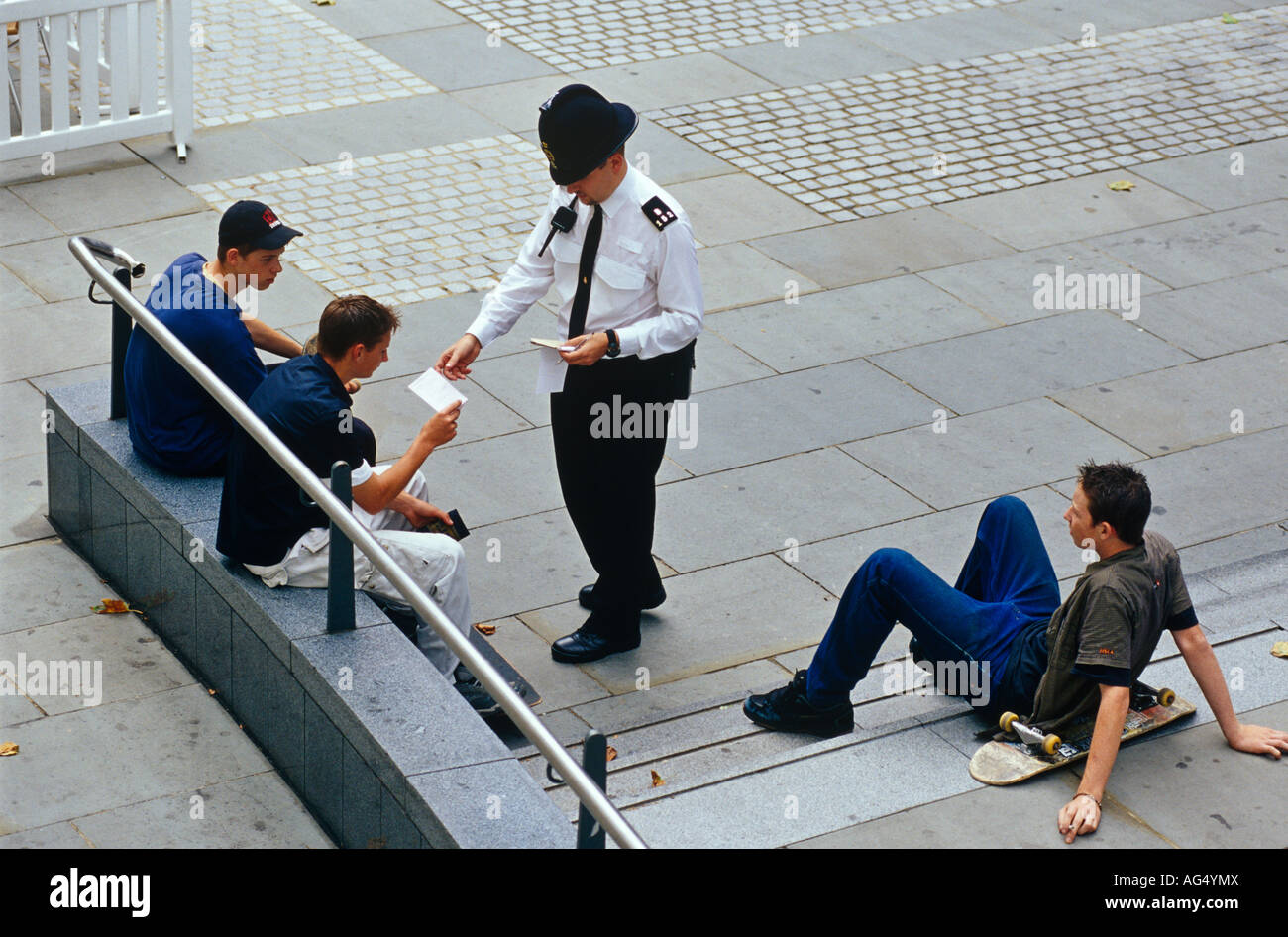 Receiving a ticket hi-res stock photography and images - Alamy