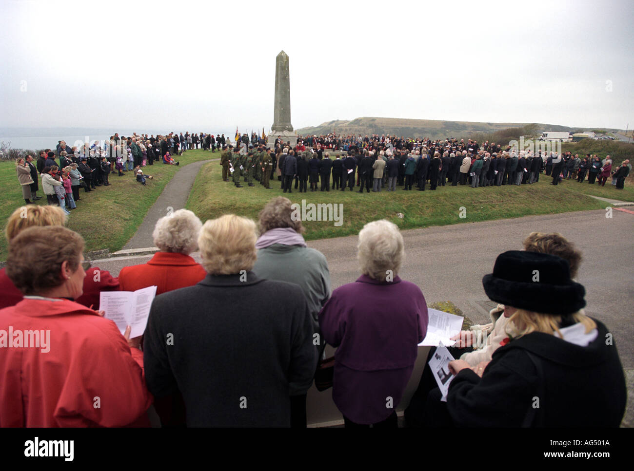 Remembrance Day Service Stock Photo - Alamy
