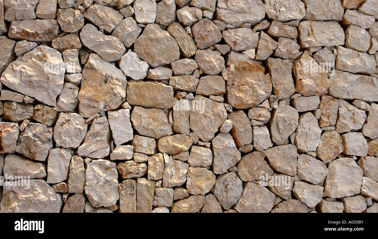 Blank stone wall Stock Photo - Alamy