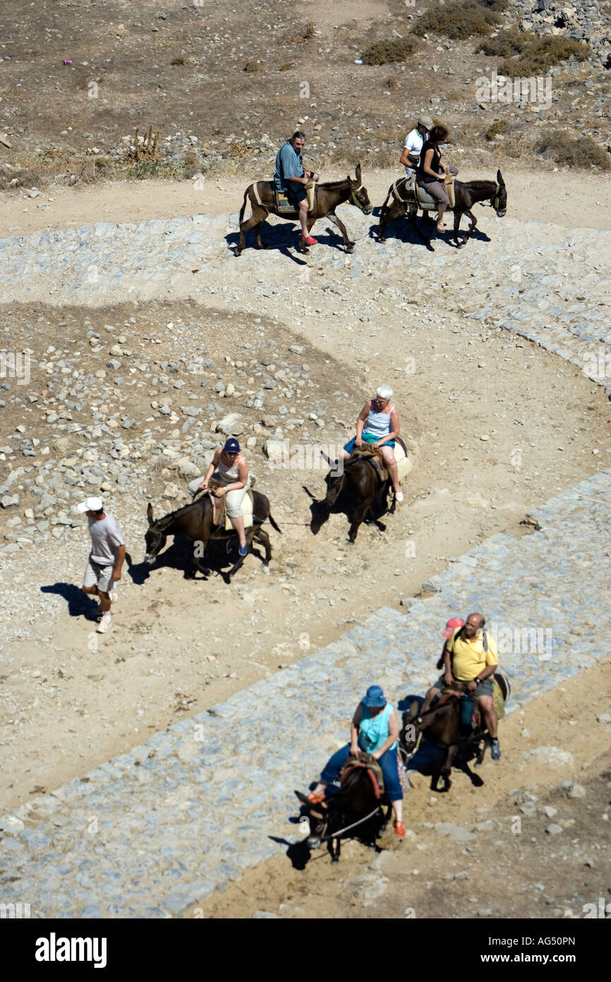 Donkey ride in lindos rhodes hi-res stock photography and images - Alamy