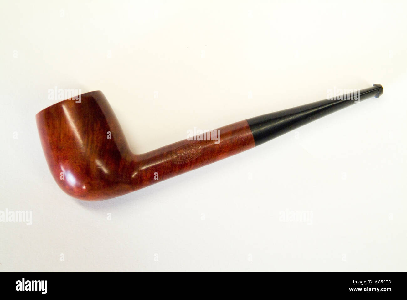 An old style briar pipe for smoking tobacco Stock Photo - Alamy