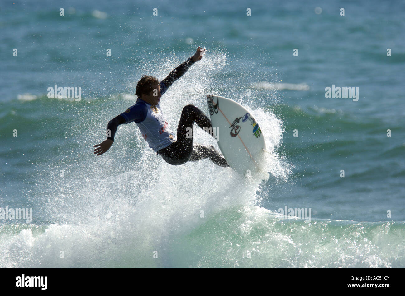 Pro surfer at the Boost Mobile Pro Trestles 2006 Stock Photo - Alamy