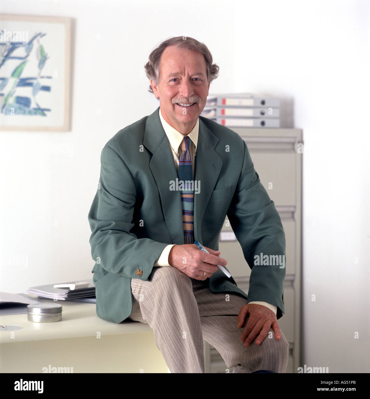 Portrait of a male consultant Stock Photo - Alamy