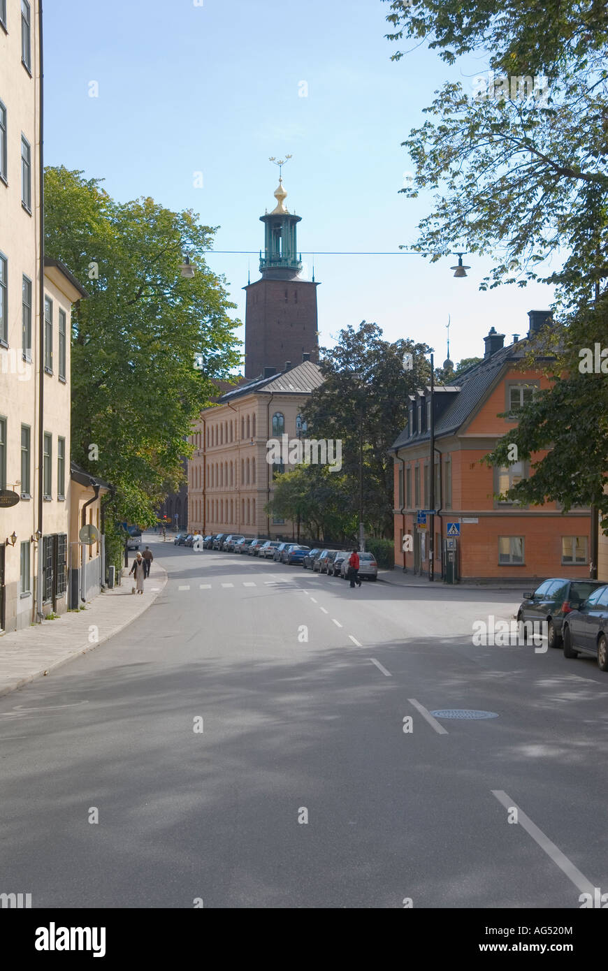 Street in Stockholm Stock Photo - Alamy