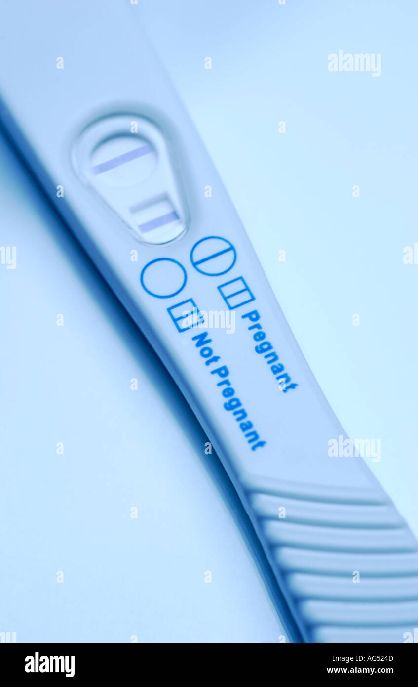positive pregnancy test Stock Photo - Alamy