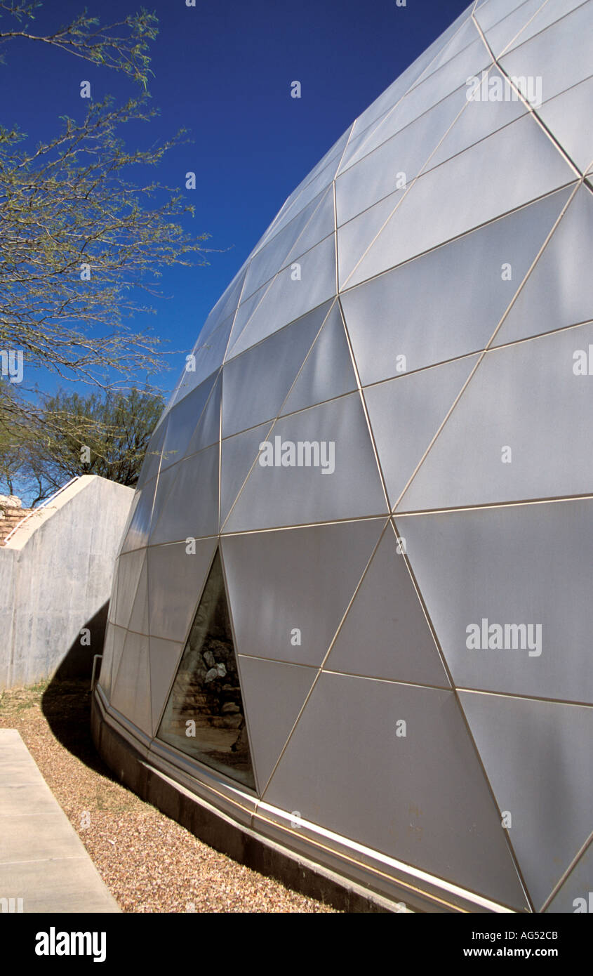 Biosphere 2 Sonoran Desert Arizona USA South Lung geodesic Stock Photo ...