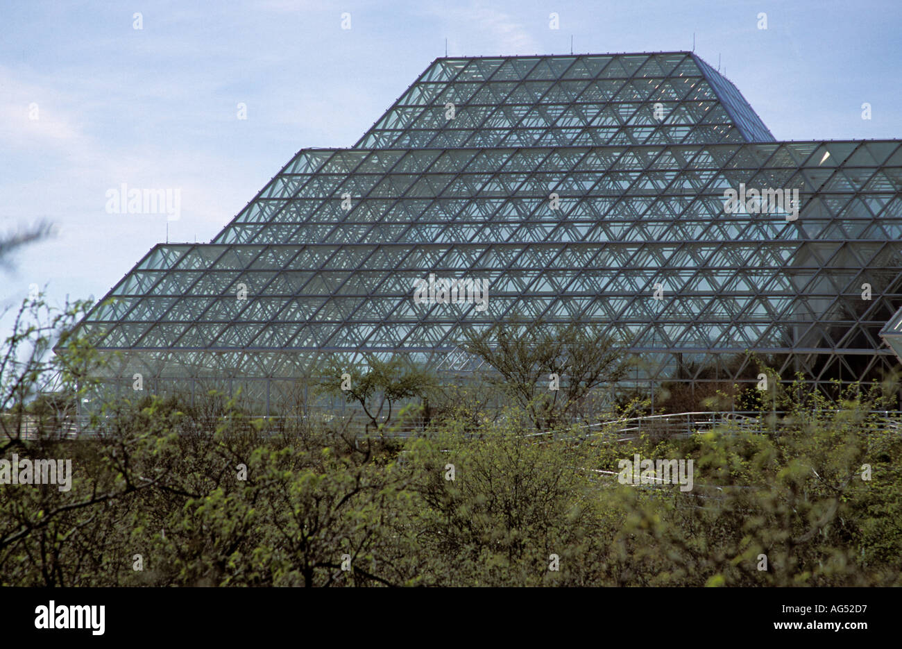 Biosphere 2 Sonoran Desert Arizona USA Desert Section Stock Photo - Alamy