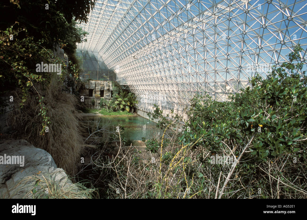 Biosphere 2 Sonoran Desert Arizona USA Ocean Section Stock Photo - Alamy