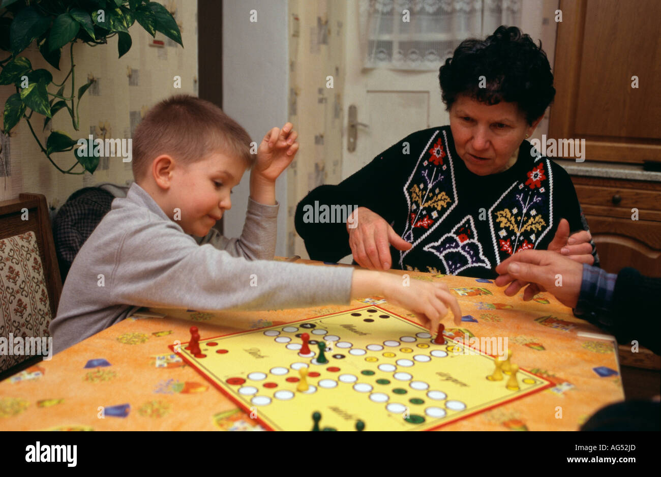 Playing board game Stock Photo - Alamy