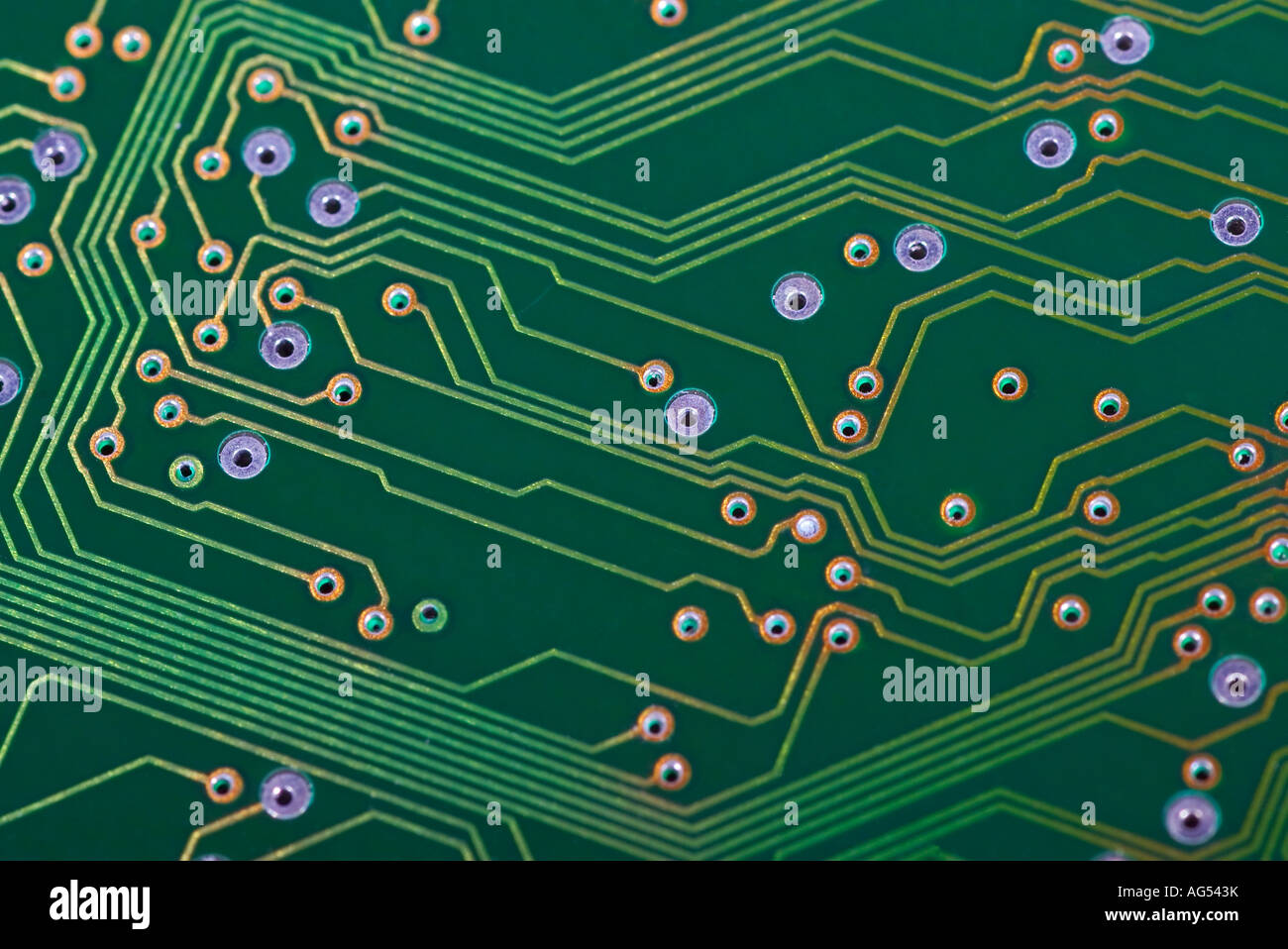 Back of Computer Card Electronic Mapping Stock Photo - Alamy