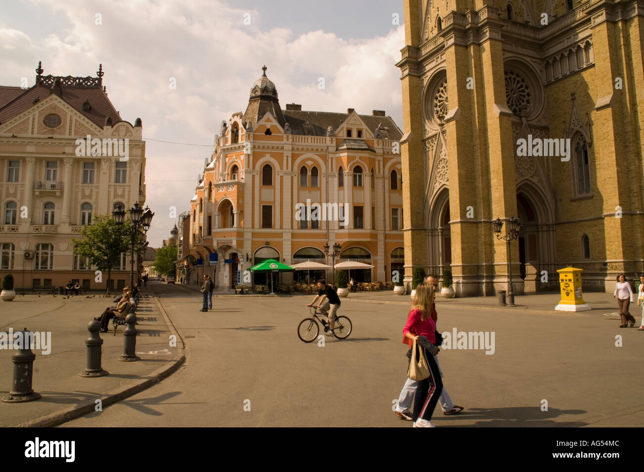 Streets of Novi Sad, Serbia Stock Photo - Alamy