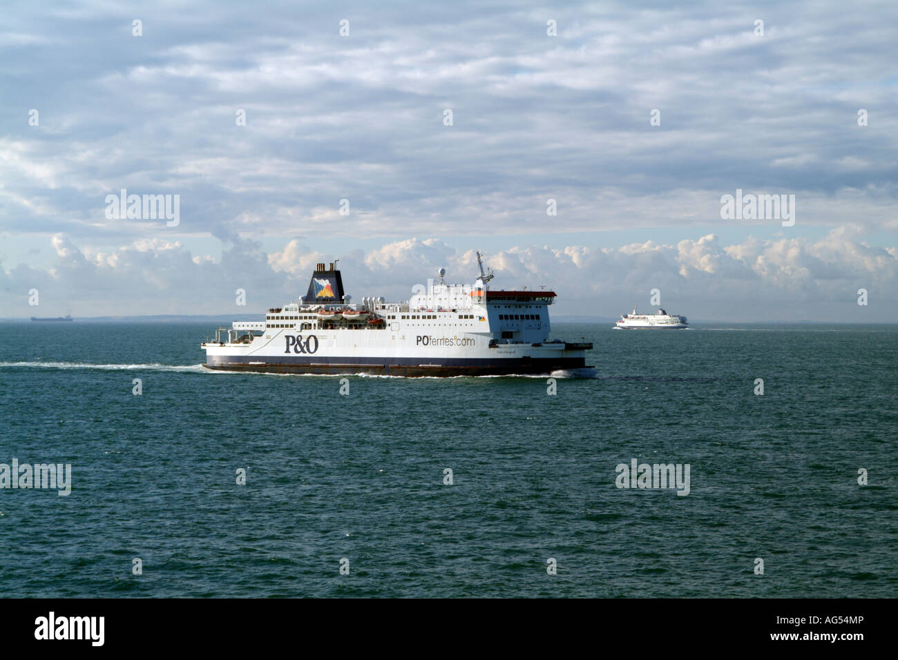 English Channel England UK A PO Ferries RoRo Cross Channel Ferry ...