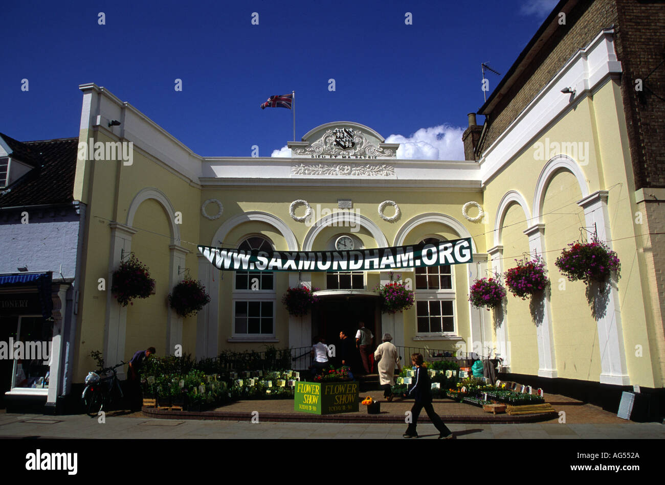 Town hall Saxmundham Suffolk England Stock Photo - Alamy