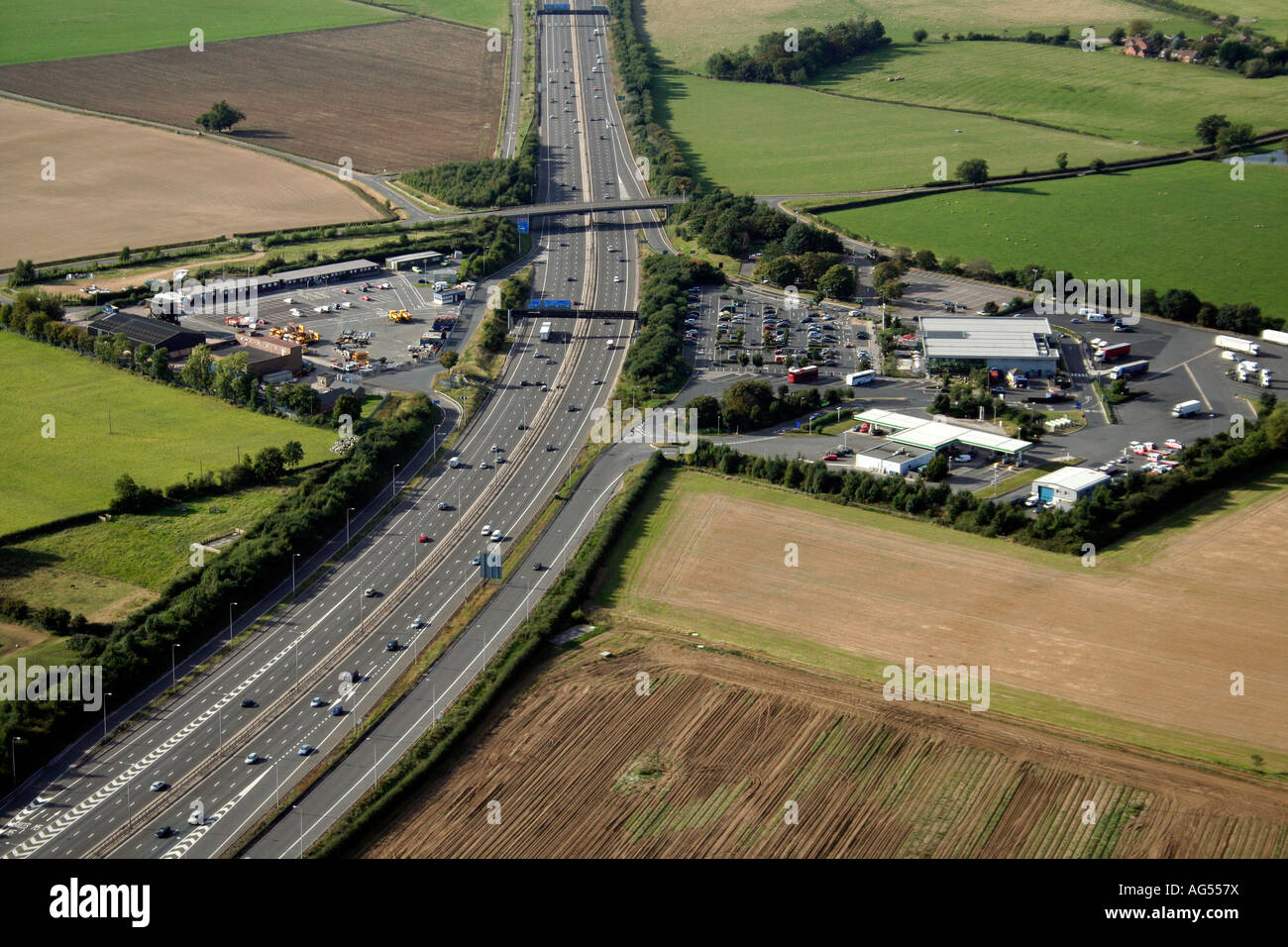 southbound Strensham services on M5 near Worcester UK Stock Photo - Alamy