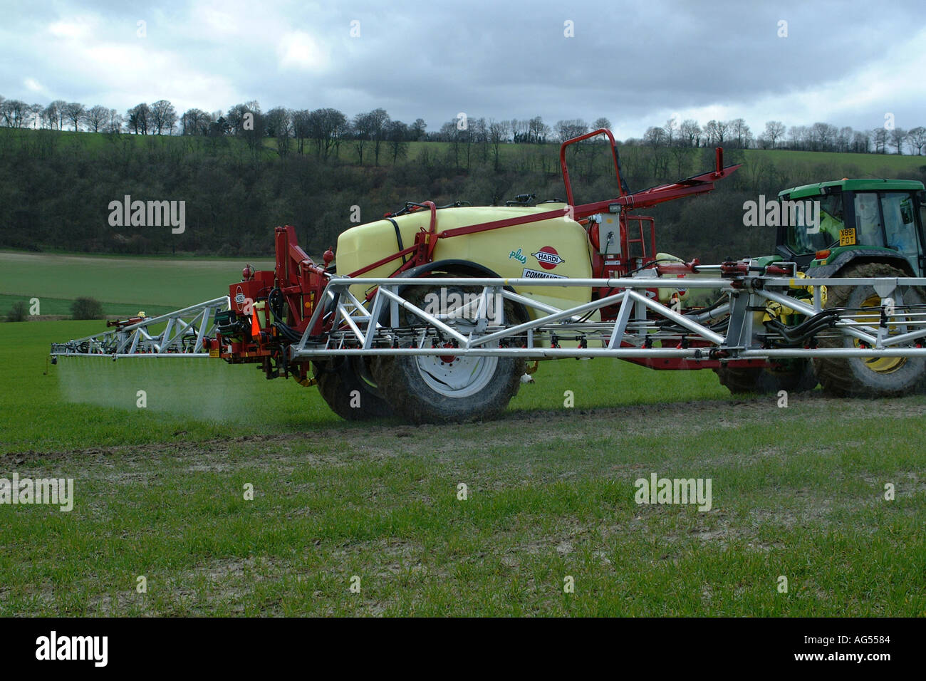 Crop Sprayer Unit Southern England UK Stock Photo - Alamy