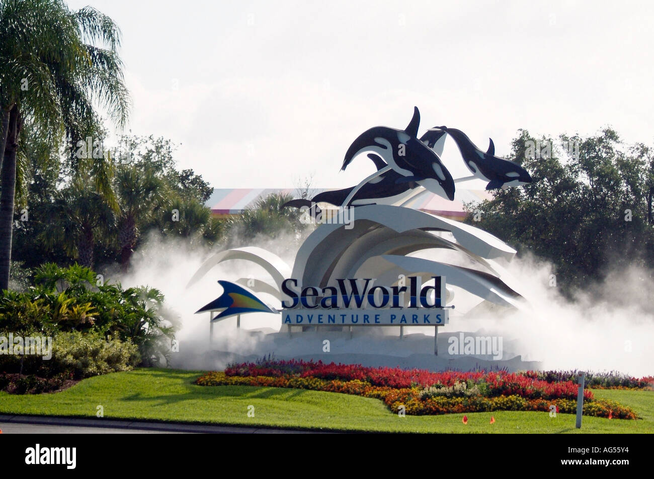entrance to Sea World Orlando Florida USA Stock Photo - Alamy