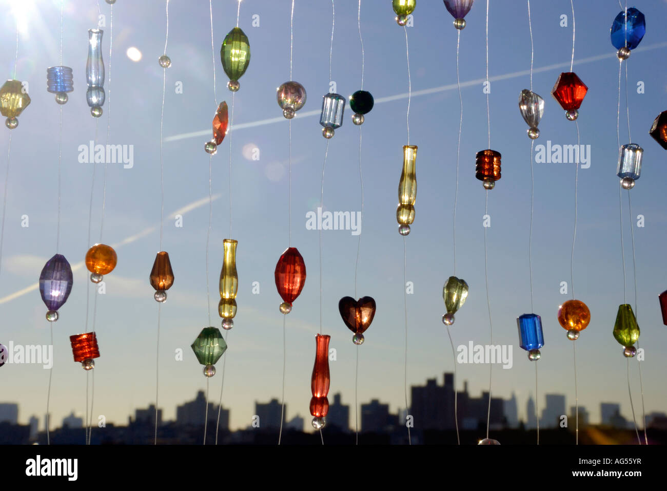 BROOKLYN COLORS SKYLINE Stock Photo - Alamy