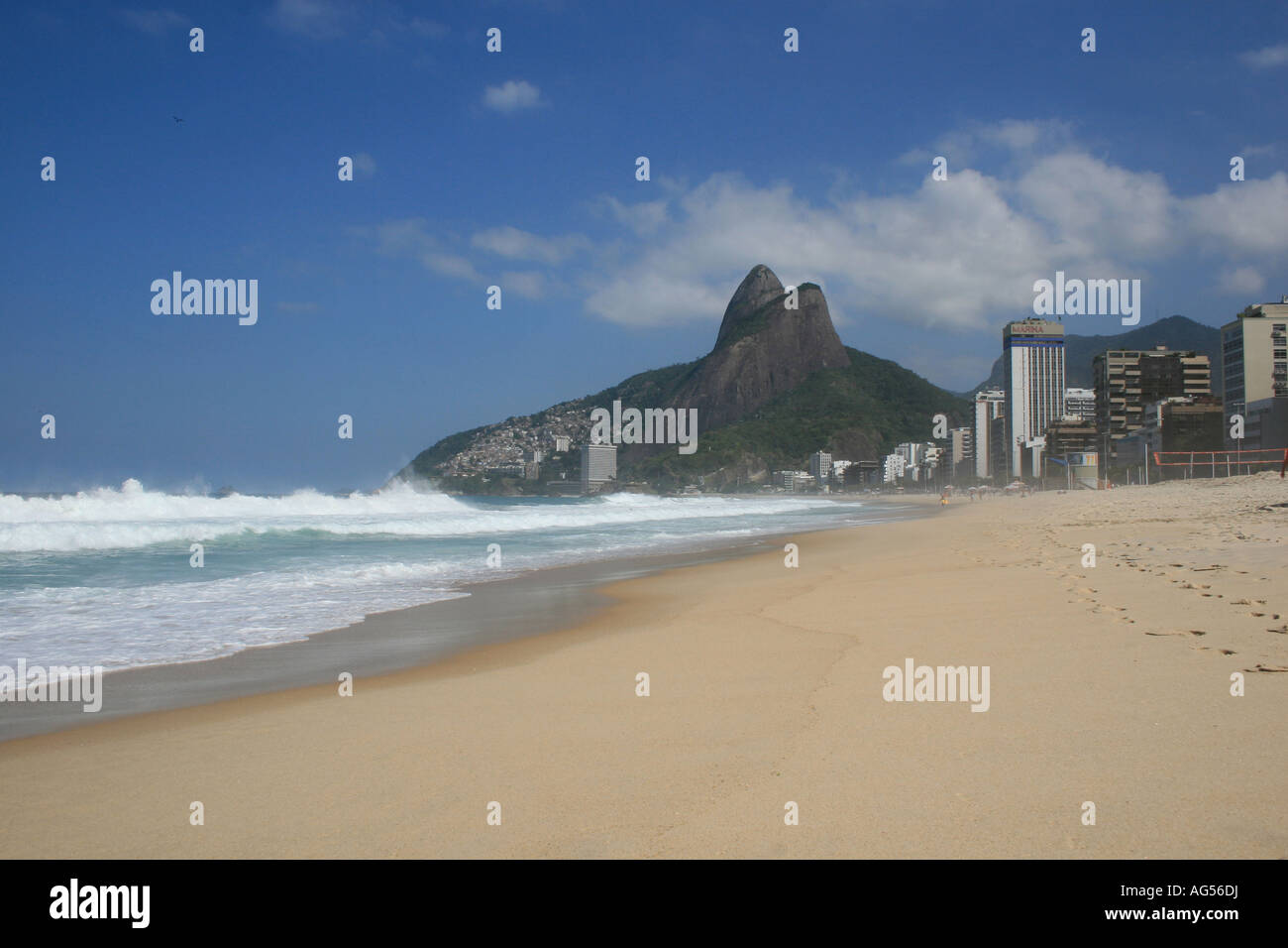 Leblon Beach Rio de Janeiro Stock Photo - Alamy