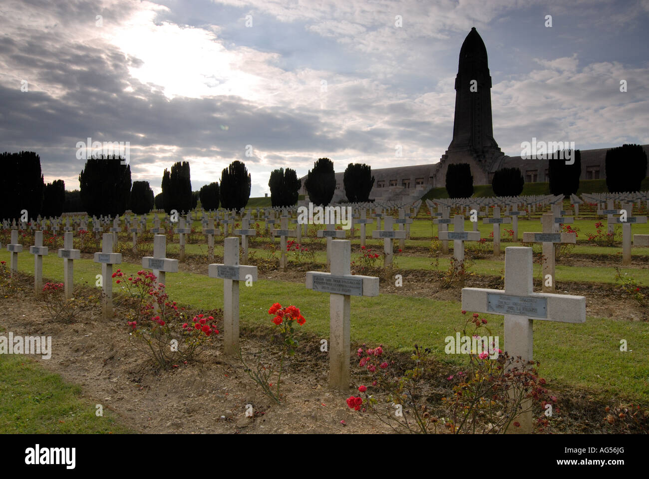 Douaumont war cemetery, Verdun Stock Photo - Alamy