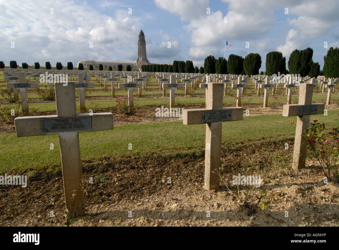 Douaumont war cemetery, Verdun Stock Photo - Alamy