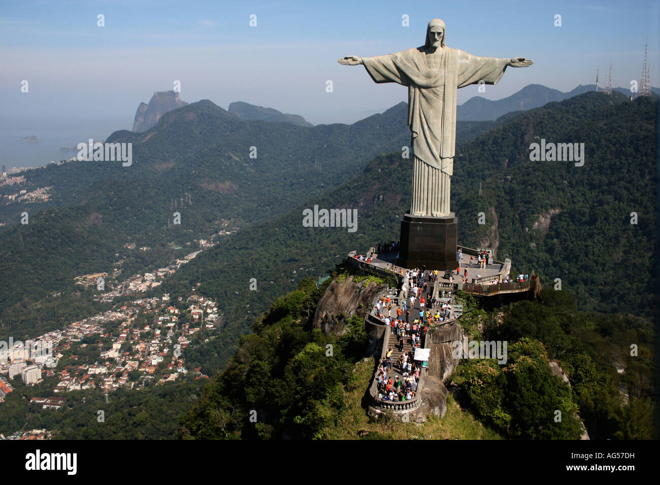 View of Christ the Redeemer Rio de Janeiro Stock Photo - Alamy