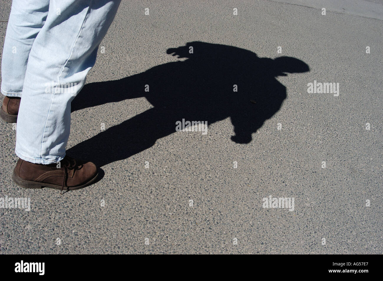Human shadow hi-res stock photography and images - Alamy