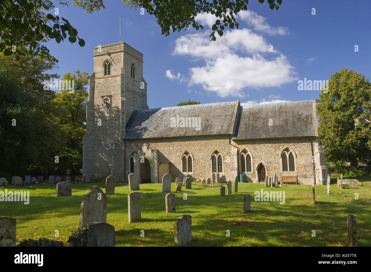 Barnham village church in Suffolk UK 2007 Stock Photo - Alamy