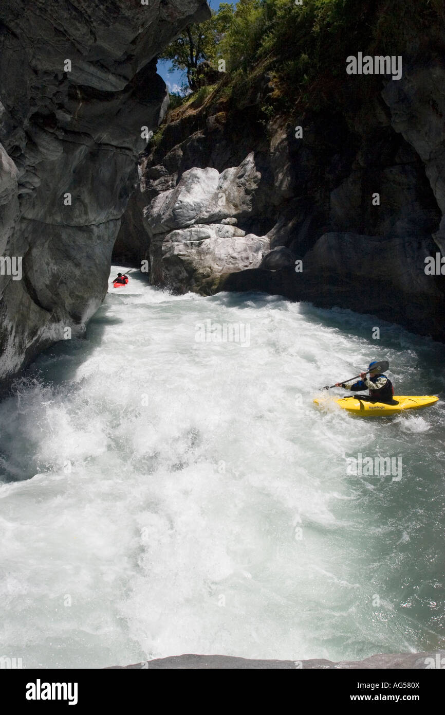 South America Central Chile Rio Claro near Los Quenas upper Rio Claro ...