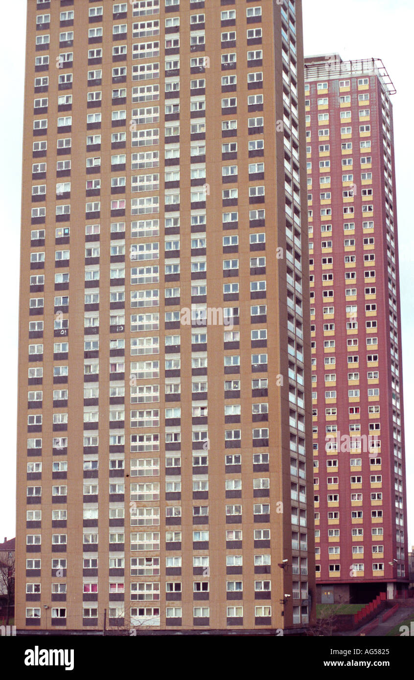 Red Road Flats Glasgow Scotland Stock Photo - Alamy