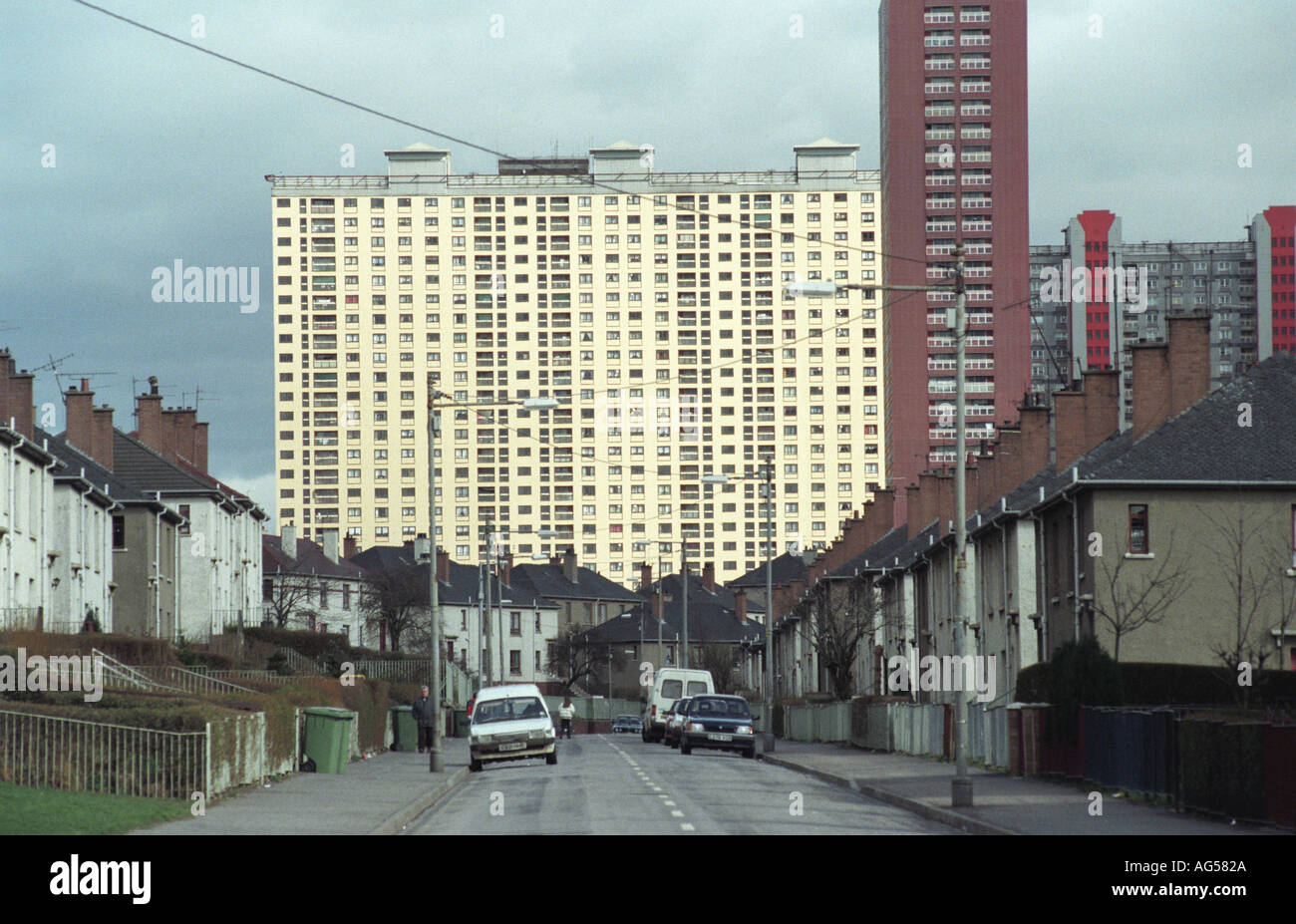 Red Road Flats Glasgow Scotland Stock Photo - Alamy