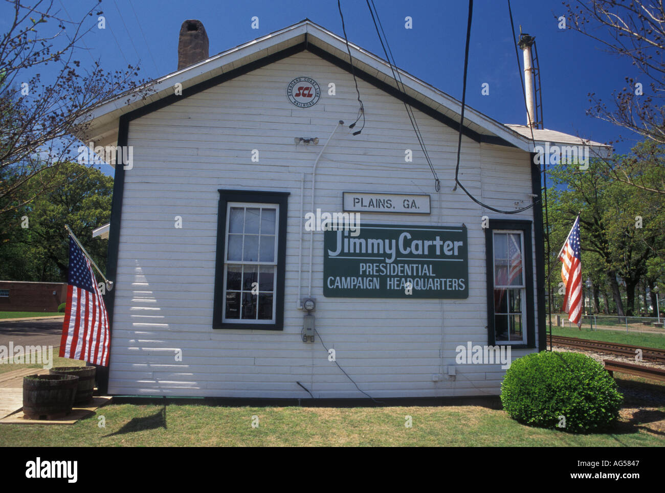 Plains railroad depot hi-res stock photography and images - Alamy